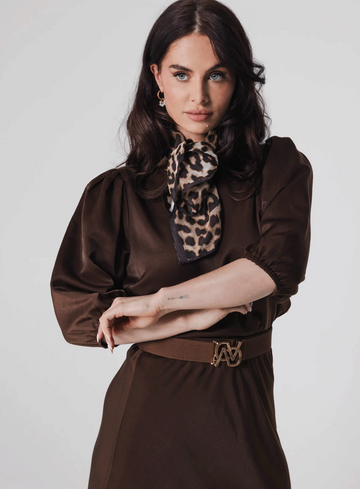 Accentil Top Jade jade top/expresso • Dirk de Wit Mode